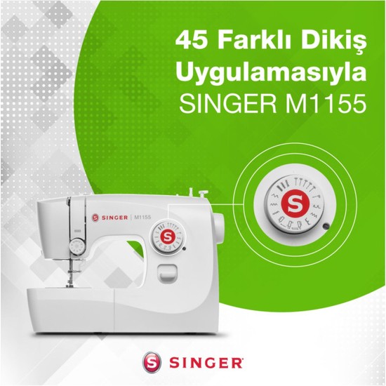 Singer Yeni Nesil M1155 Dikiş Makinesi Fiyatı - Taksit Seçenekleri