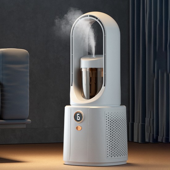 Gui Xulian 2200MAH Yaz Hava Nemlendirme Bladeless Fan Hava Fiyatı