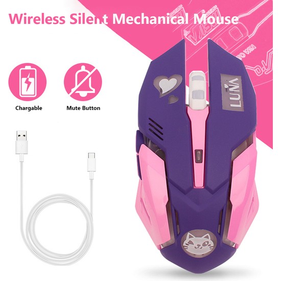 Jingyi Solunum LED USB Kablolu Optik Fare 2400 Dpi Pc Fiyatı