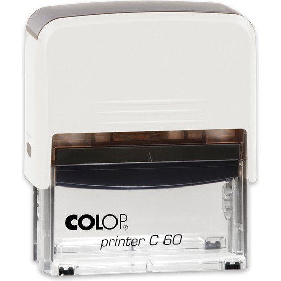 Colop Prınter C60 Beyaz Kasa Siyah Keçe - 37X76MM Fiyatı