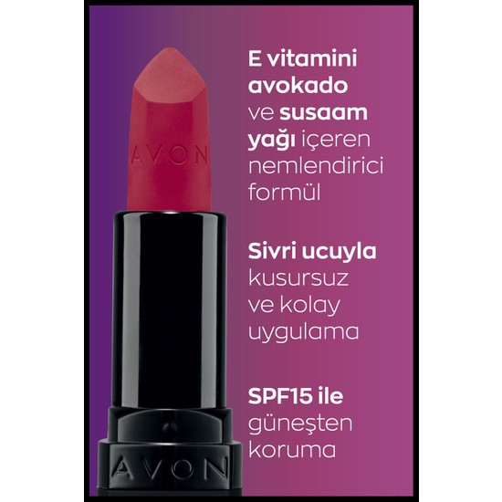 Avon Ultra Matte Ruj - Roseberry Red Fiyatı - Taksit Seçenekleri