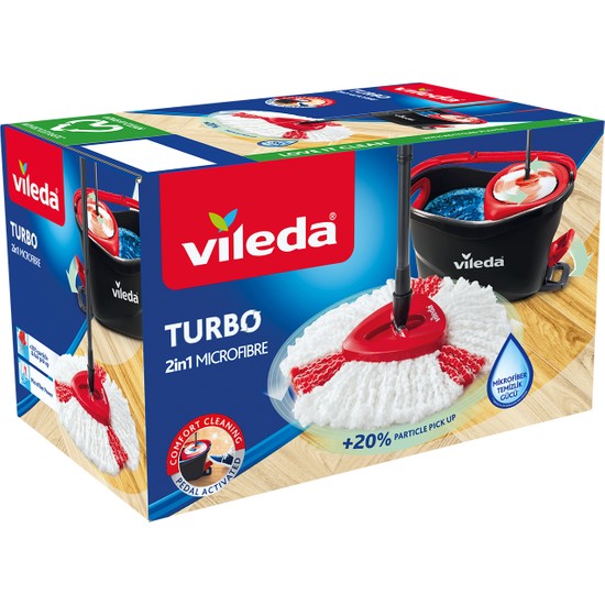 Vileda Turbo 2in1 Pedallı Temizlik Seti Fiyatı - Taksit Seçenekleri