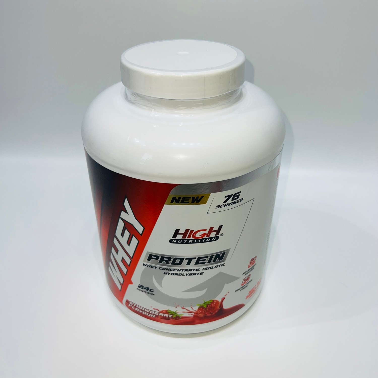 High Whey Protein Tozu 2280 gr Çilek Aromalı Protein Tozu 24 Fiyatı