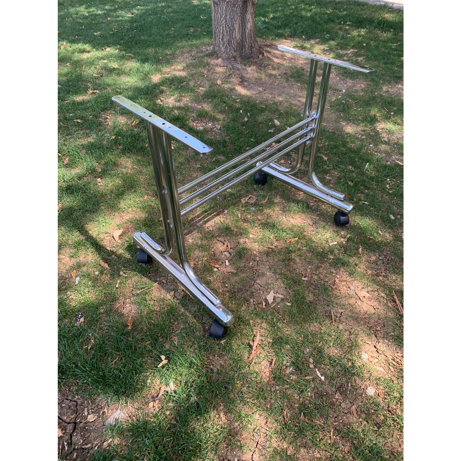 Eralya Nikelajlı Tekerlekli Masa Ayağı, Tekerlekli Masa Fiyatı