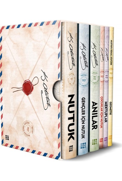 Atatürk Kitaplığı (6 Kitap Kutulu Set) - Mustafa Kemal Atatürk Atatürk Kitaplığı (6 Kitap Kutulu Set) - Mustafa Kemal Atatürk