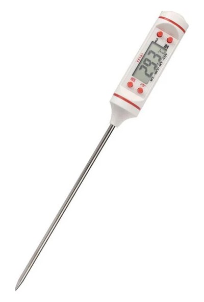 Dijital LCD Gıda Yemek Termometresi Batırmalı Mutfak Gıda Termometresi Sıcaklık Ölçer Dijital LCD Gıda Yemek Termometresi Batırmalı Mutfak Gıda Termometresi Sıcaklık Ölçer