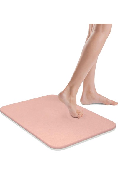 Diatom Paspas Ayak Diatom Su Emici Paspas Pembe