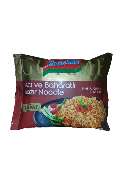 Indomie Gurme Serisi Acı ve Bahratlı Noodle 80 gr Indomie Gurme Serisi Acı ve Bahratlı Noodle 80 gr