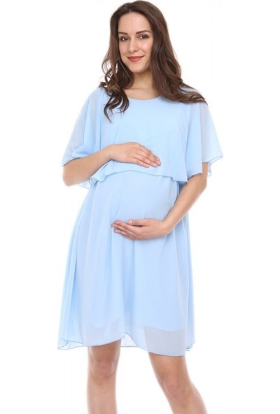 Işşıl Hamile Giyim Bolero Kol Şifon Shower Elbise Işşıl Hamile Giyim Bolero Kol Şifon Shower Elbise