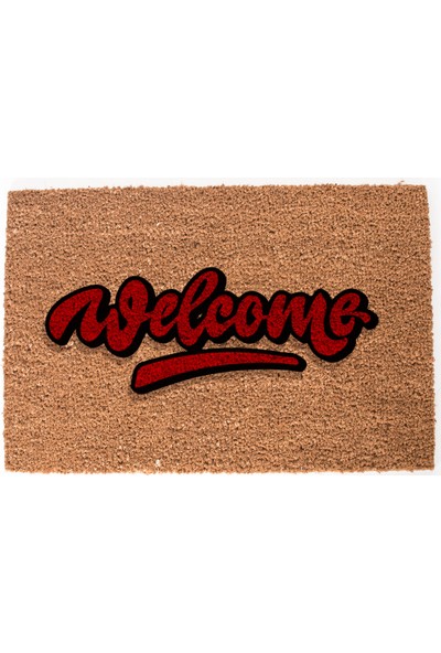 Hediye Sepeti Welcome Kapı Önü ve Ev Içi Paspas 40 x 60 cm
