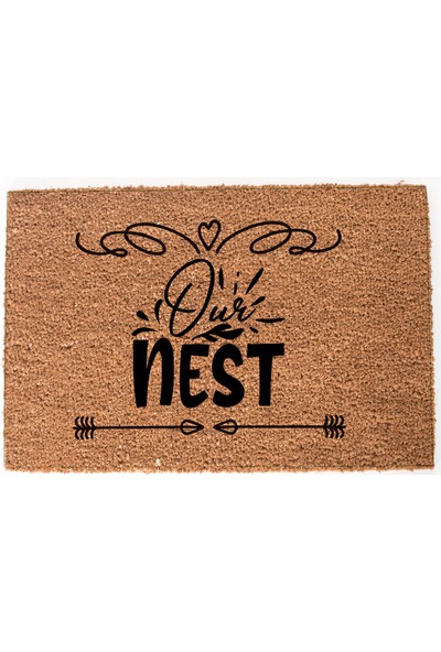 Hediye Sepeti Yuvamız Mottolu Ev Içi Kapı Önü Paspas Hediye Sepeti Yuvamız Mottolu Ev Içi Kapı Önü Paspas