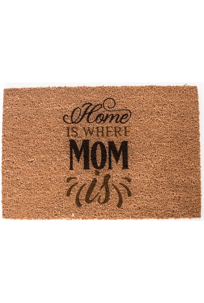 Hediye Sepeti Ev Anne Neredeyse Orasıdır Mottolu Kapı Önü ve Ev Içi Paspas Hediye Sepeti Ev Anne Neredeyse Orasıdır Mottolu Kapı Önü ve Ev Içi Paspas