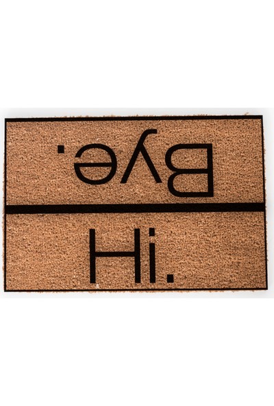 Hediye Sepeti Esprili Merhaba - Güle Güle Kapı Önü ve Ev Içi Paspas