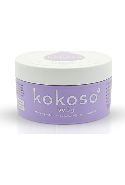 Kokoso Baby Organik Hindistan Cevizi Yağı 168 gr