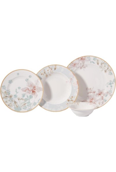 Korkmaz Vanessa Collection 24 Parça Yuvarlak Yemek Takımı A8877 Korkmaz Vanessa Collection 24 Parça Yuvarlak Yemek Takımı A8877