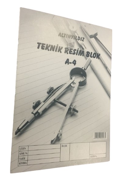 Altınyıldız A4 Teknik Resim Defteri 30 Yaprak Altınyıldız A4 Teknik Resim Defteri 30 Yaprak