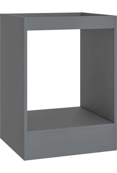 Mihenk Ankastre Modül Mutfak Dolabı Gri Renk Mihenk Ankastre Modül Mutfak Dolabı Gri Renk