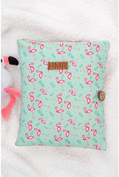 Hamur Bebek Alt Açma Bakım Çantası Organizer Flamingo