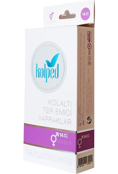 Kolped Koltuk Altı Ter Emici Ped 14 Adet Kolped Koltuk Altı Ter Emici Ped 14 Adet