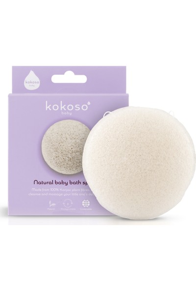Kokoso Baby Doğal Konjak Sünger