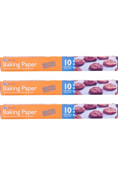 Kullan At Market 3lü Pişirme Kağıdı 38CM x 10 Metre