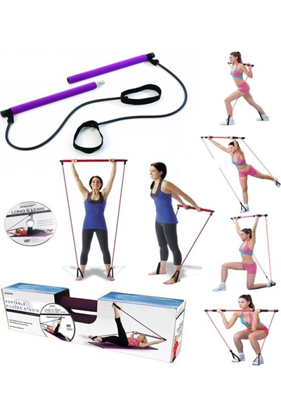 Spor Byfit Portable Studio Pilates Egzersiz Çubuğu ve Egzersiz Dvd' Si Spor Byfit Portable Studio Pilates Egzersiz Çubuğu ve Egzersiz Dvd' Si