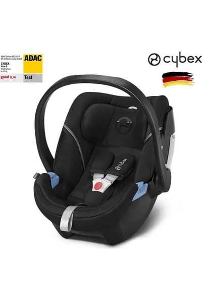 Cybex Aton5 (0-13 Kg) Bebek Ana Kucağı - Deep Black Cybex Aton5 (0-13 Kg) Bebek Ana Kucağı - Deep Black