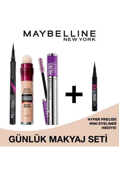 Maybelline Makyaj Seti + Hyper Precise Liner Maybelline Makyaj Seti + Hyper Precise Liner