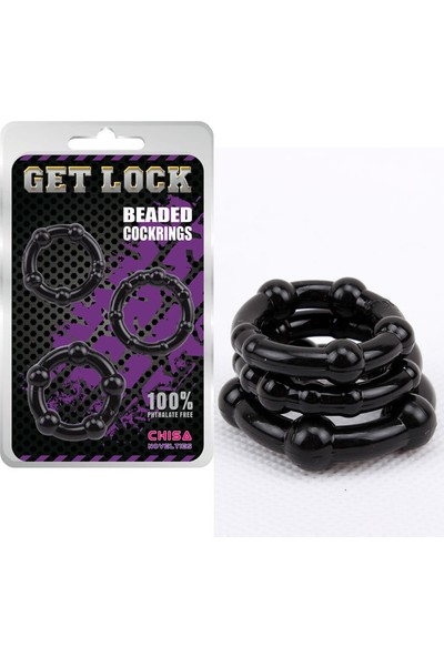 Chisa Beaded Cock Rings 3lü Penis Halkası Chisa Beaded Cock Rings 3lü Penis Halkası