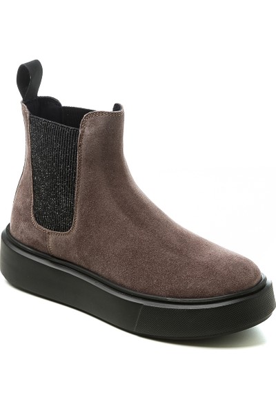 Frau Siyah Kadın Bot 41A7 Cachemire Beatles Cinder