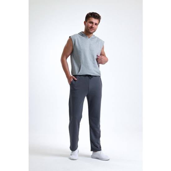 Pulur.co Antrasit Normal Kesim Eşofman Altı Fiyatı