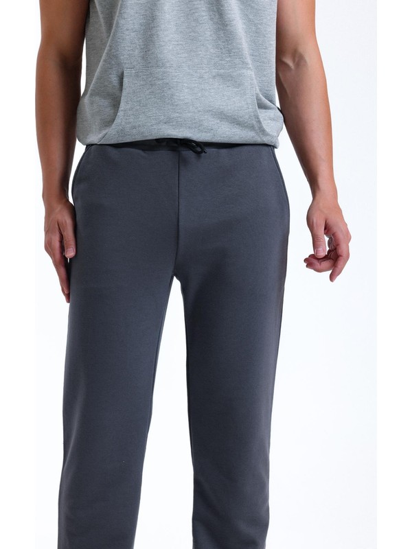 Pulur.co Antrasit Normal Kesim Eşofman Altı Fiyatı