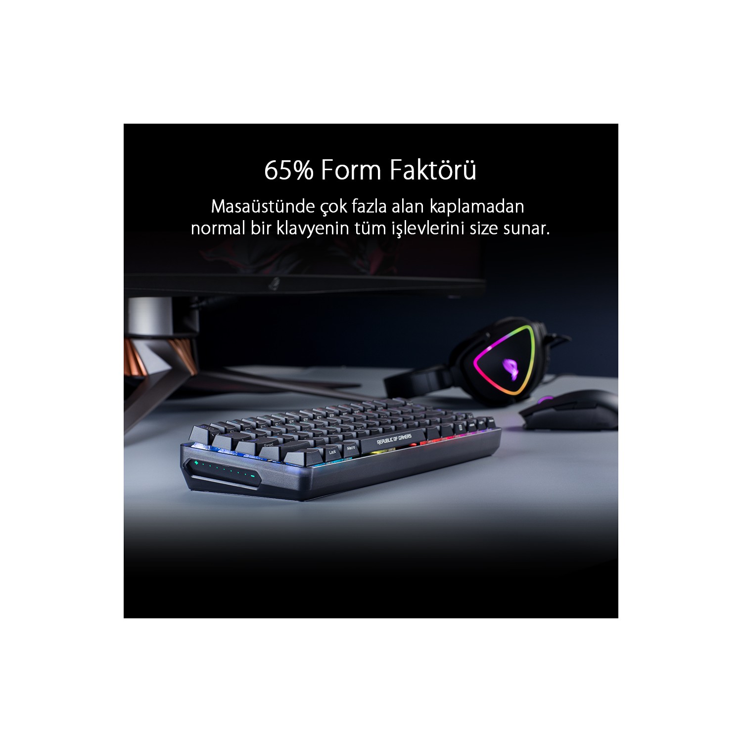 Asus Rog Falchion Nx Red Switch Türkçe Rgb Mekanik Kablosuz Fiyatı