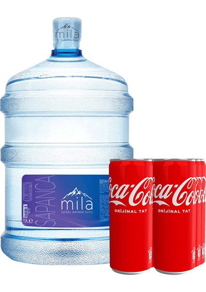 Mila Su 19 Lt Coca Cola 6 x 250 ml Avantajlı Paket Fiyatı