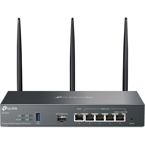 TP-LINK ER706W, Omada AX3000 Gigabit VPN Router Fiyatı