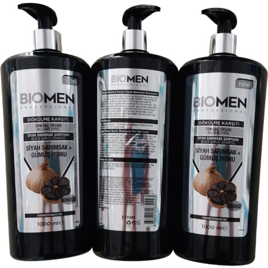 Biomen Saç Dökülmesine Karşı Siyah Sarımsak + Gümüş Iyonu Fiyatı