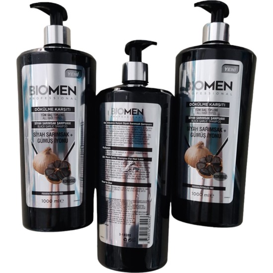 Biomen Saç Dökülmesine Karşı Siyah Sarımsak + Gümüş Iyonu Fiyatı