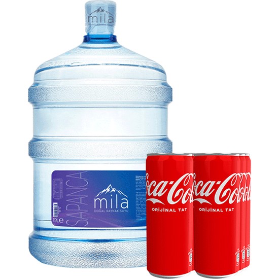 Mila Su 19 Lt Coca Cola 6 x 250 ml Avantajlı Paket Fiyatı