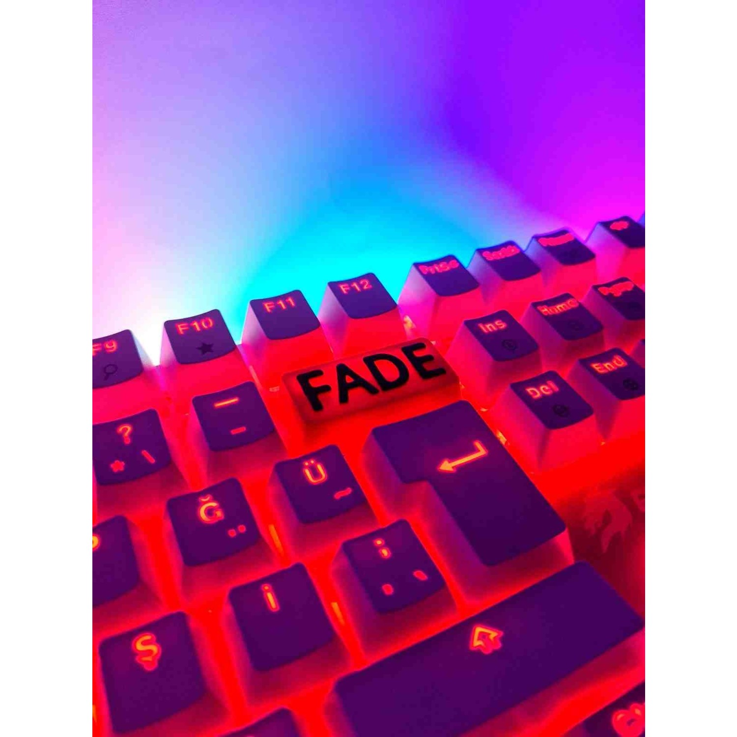 Ztakeycaps Valorant Fade Backspace Keycaps Klavye Tuşu Gamer Fiyatı