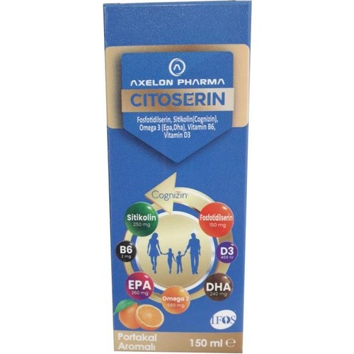 Axelon Pharma Axelon Citoserin Sıvı Şurup 150 ml Portakal Fiyatı