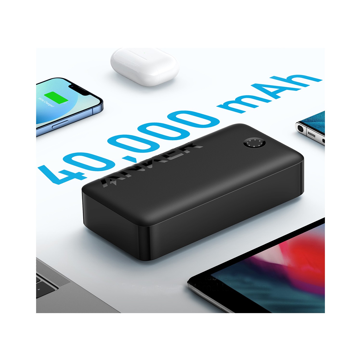 Anker 347 Powerbank 40000mAh - PowerCore 40K Taşınabilir Hızlı Şarj ...
