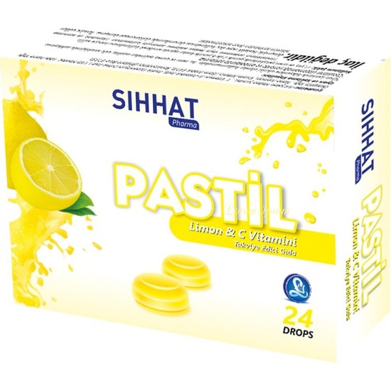 Sıhhat Boğaz Pastili Limon & C Vitamini 24 Drops Fiyatı