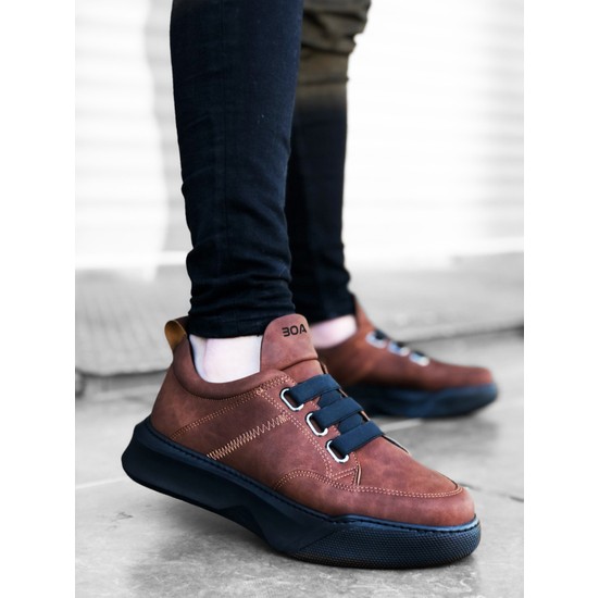 İwie Bantlı Erkek Yüksek Taban Taba Spor Ayakkabı BA0160 Fiyatı