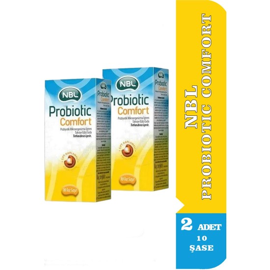 Nbl Probiotic Comfort 10 Saşe 2 Adet Fiyatı - Taksit Seçenekleri