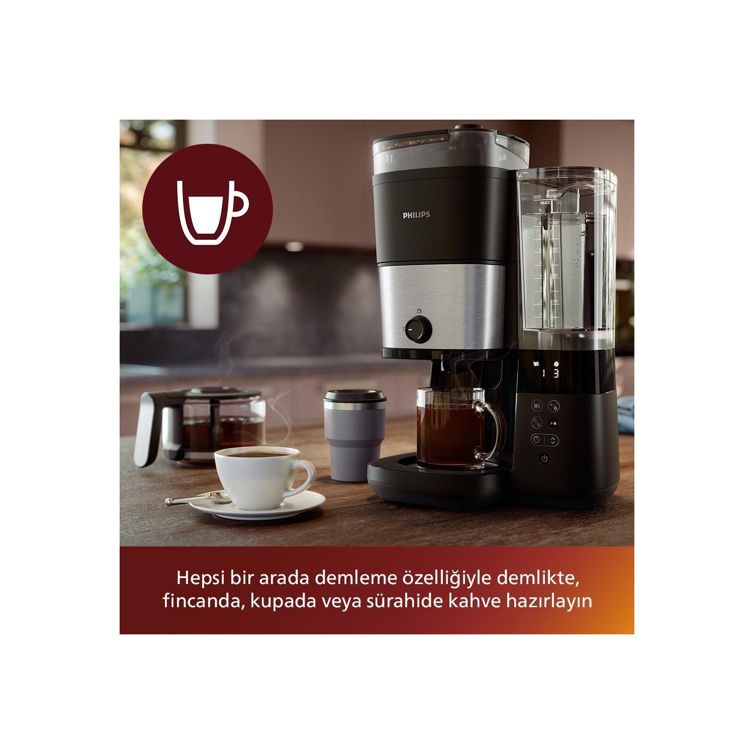 Philips HD7900/01 All-In-1 Brew Öğütücülü Filtre Kahve Fiyatı