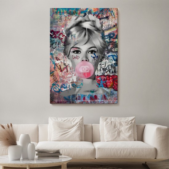 Winta Shop Brigitte Bardot Graffiti Pop Art Duvar Fiyatı