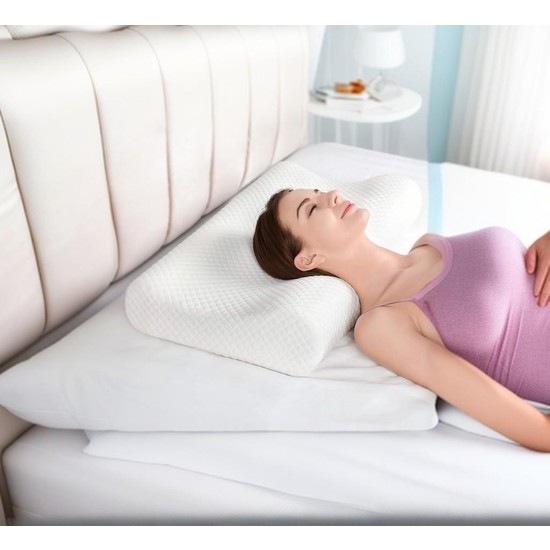 INNDREAM Ortopedik Boyun Destekli Mega Visko Yastık Visco Love Therapy ...