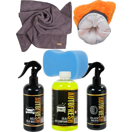 Auto Fresh Autofresh 6' Harika Dış Yıkama Seti Oto Dış Fiyatı