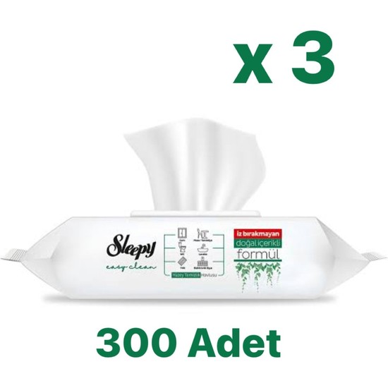 Sleepy Easy Clean Yüzey Temizlik Havlusu 100'LÜ x 3 Fiyatı