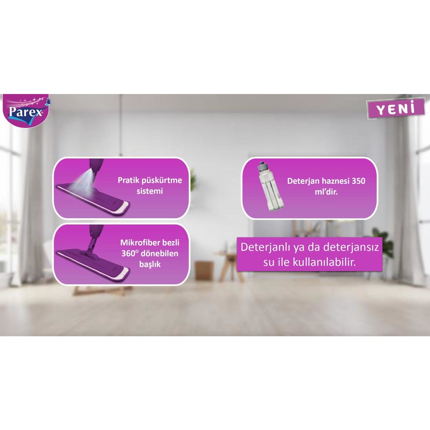 Parex Easy Sprey Mop Fiyatı, Taksit Seçenekleri ile Satın Al